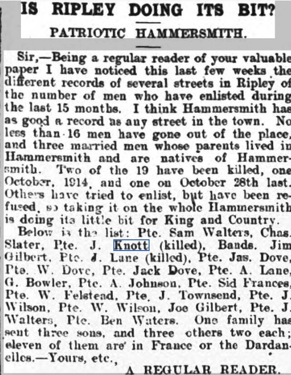 Soldiers from Hammersmith Ripley deaths - Soldiers and their units ...