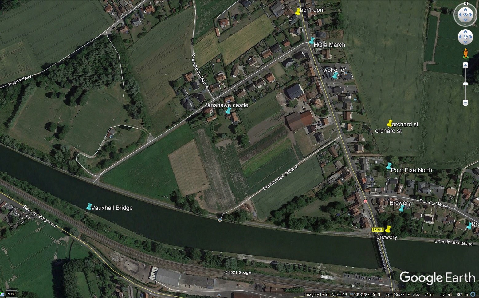 Fanshawe castle location? - The Western Front - The Great War (1914 ...