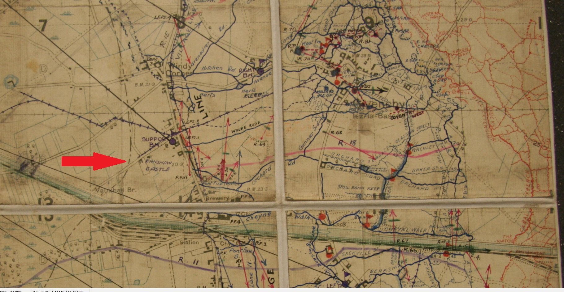 Fanshawe castle location? - The Western Front - The Great War (1914 ...