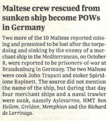 Help Researching RNR POW - Sailors, navies and the war at sea - The ...