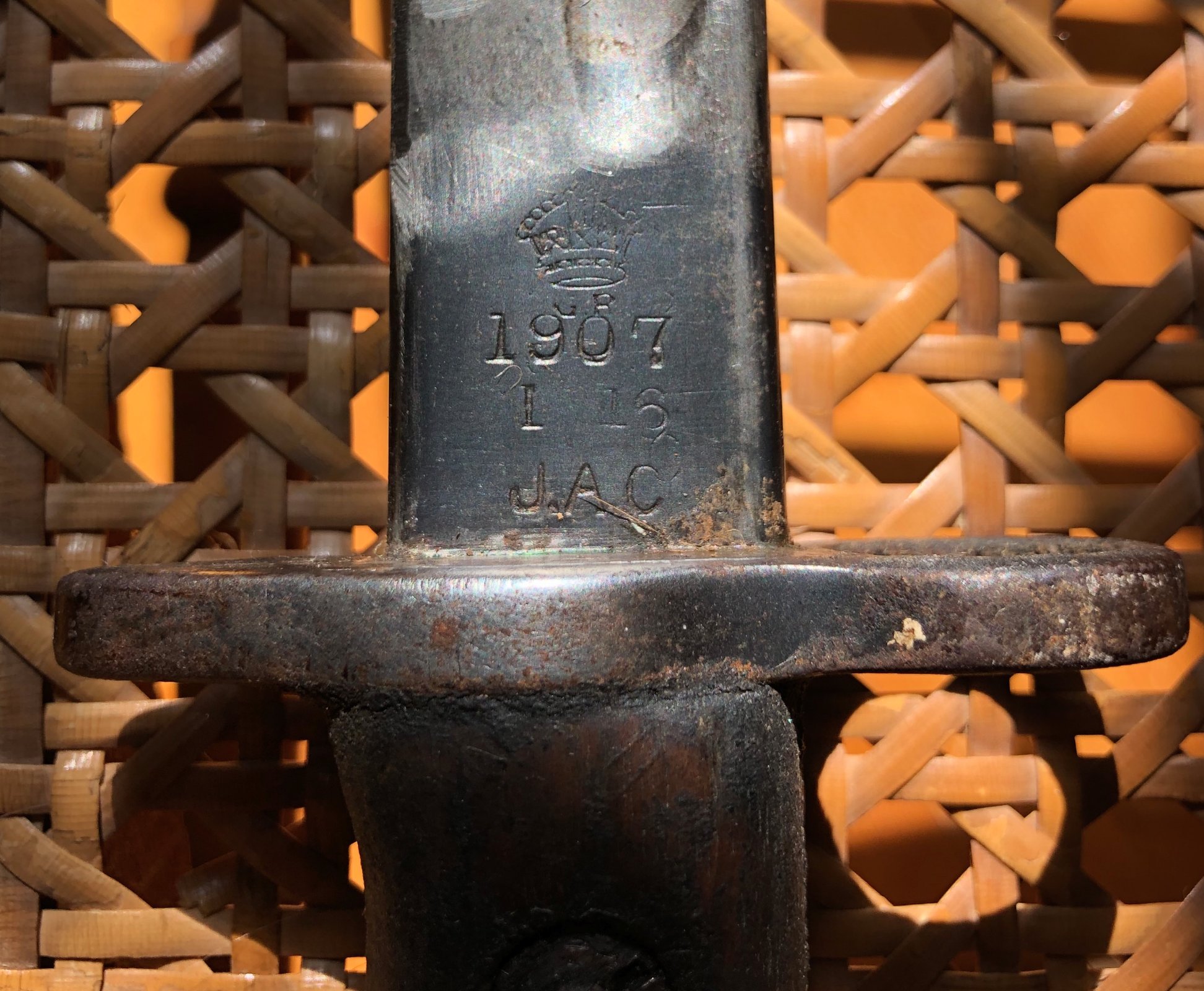1907 JAC markings questions - Arms and other weapons - The Great War ...