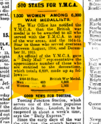 medals to Reverend vicars YMCA who served in france during ww1 - Medals ...