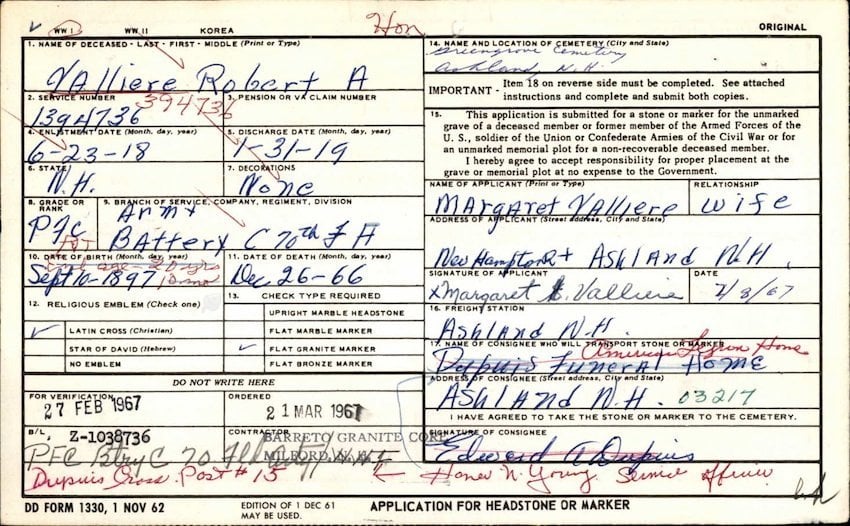 Private Robert valliere 70th FA us army - Soldiers and their units ...