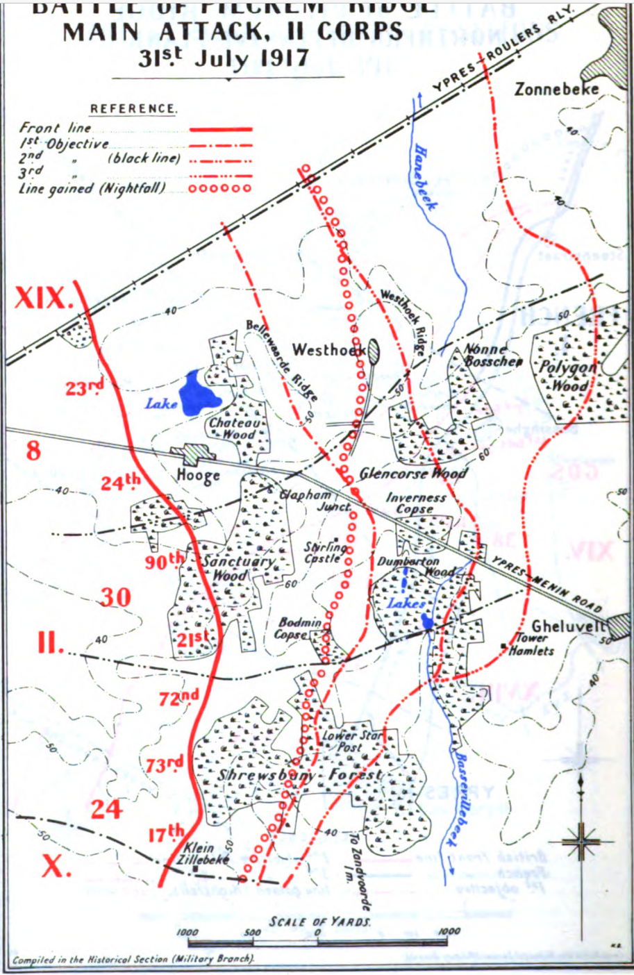 Maps - Third Ypres - The Western Front - The Great War (1914-1918) Forum