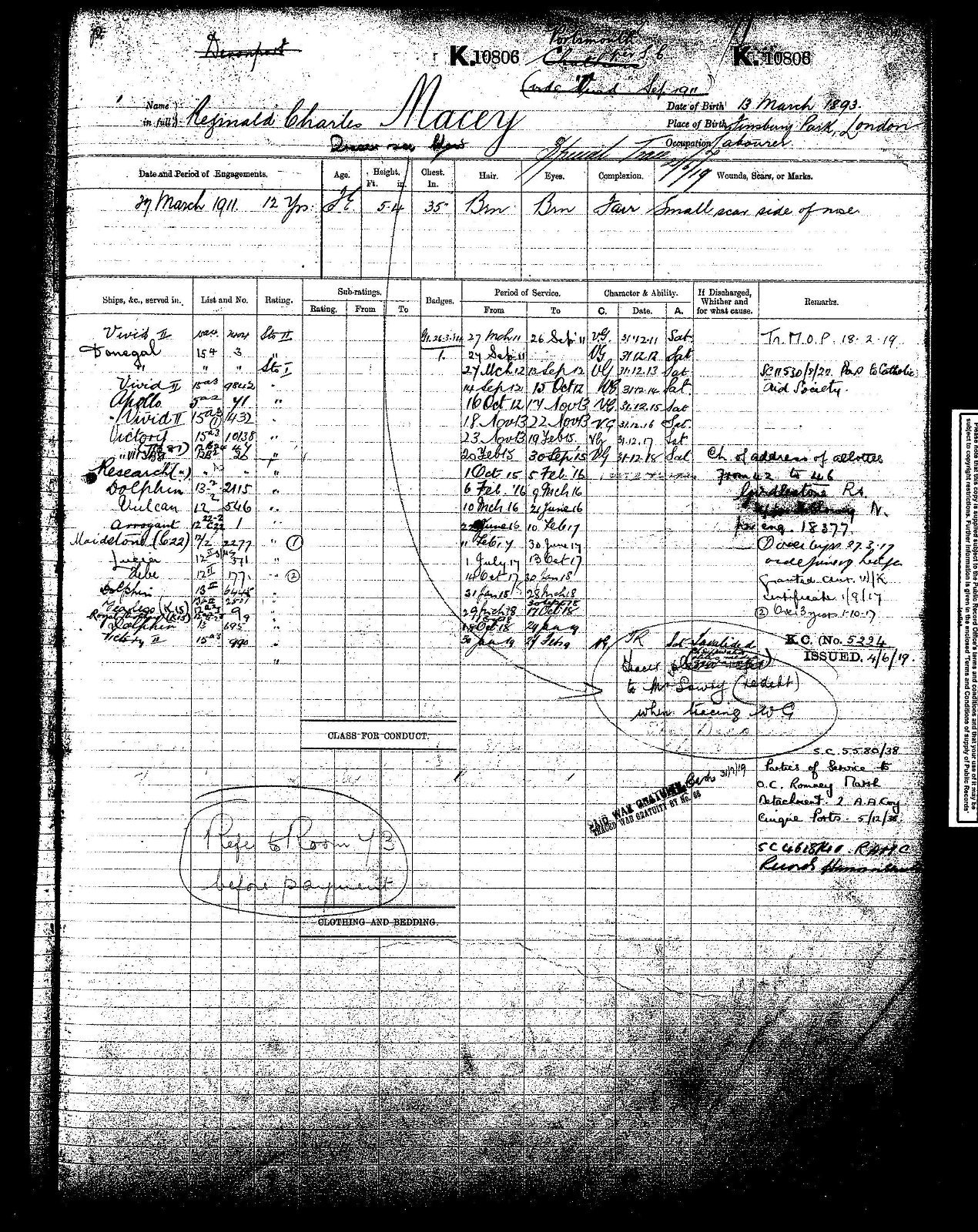 Help Interpreting Submariners Service Record - Sailors, navies and the ...
