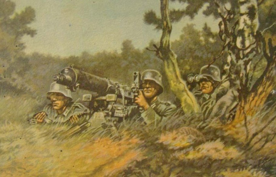 WWI Imperial German MG Postcards - Arms and other weapons - The Great ...