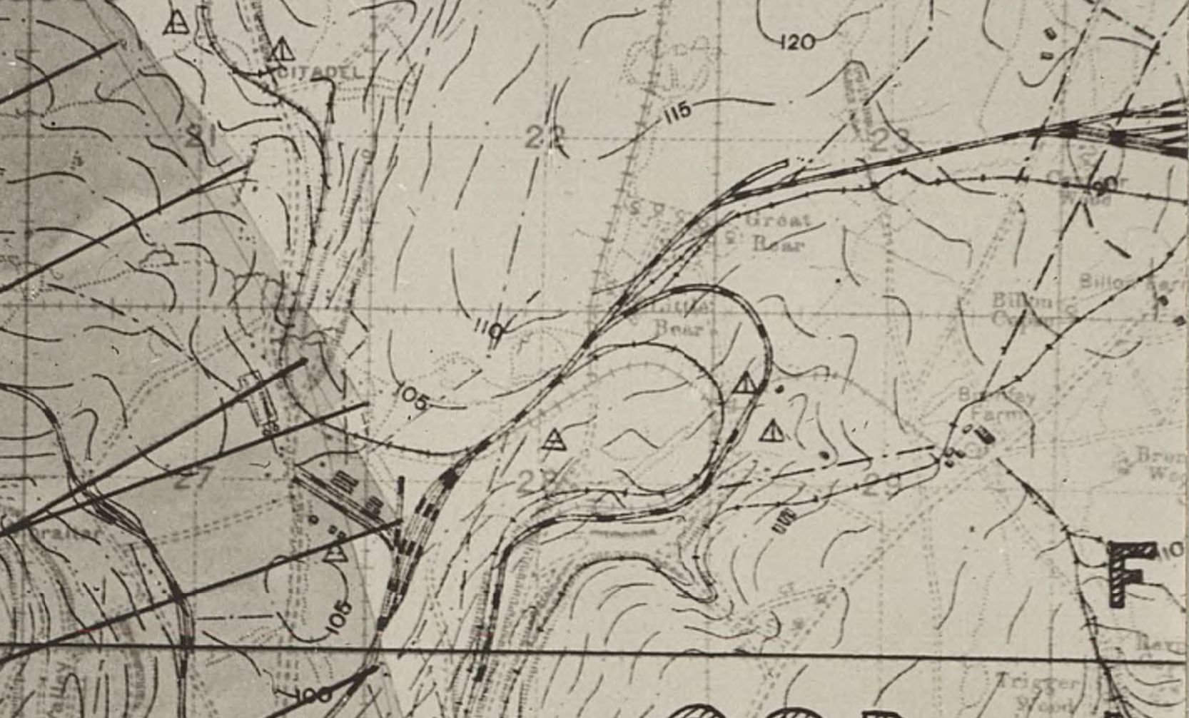 The Loop railhead - between Bray sur Somme and Fricourt - The Western ...