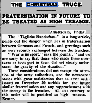 The Chistmas Truce - The Western Front - The Great War (1914-1918) Forum