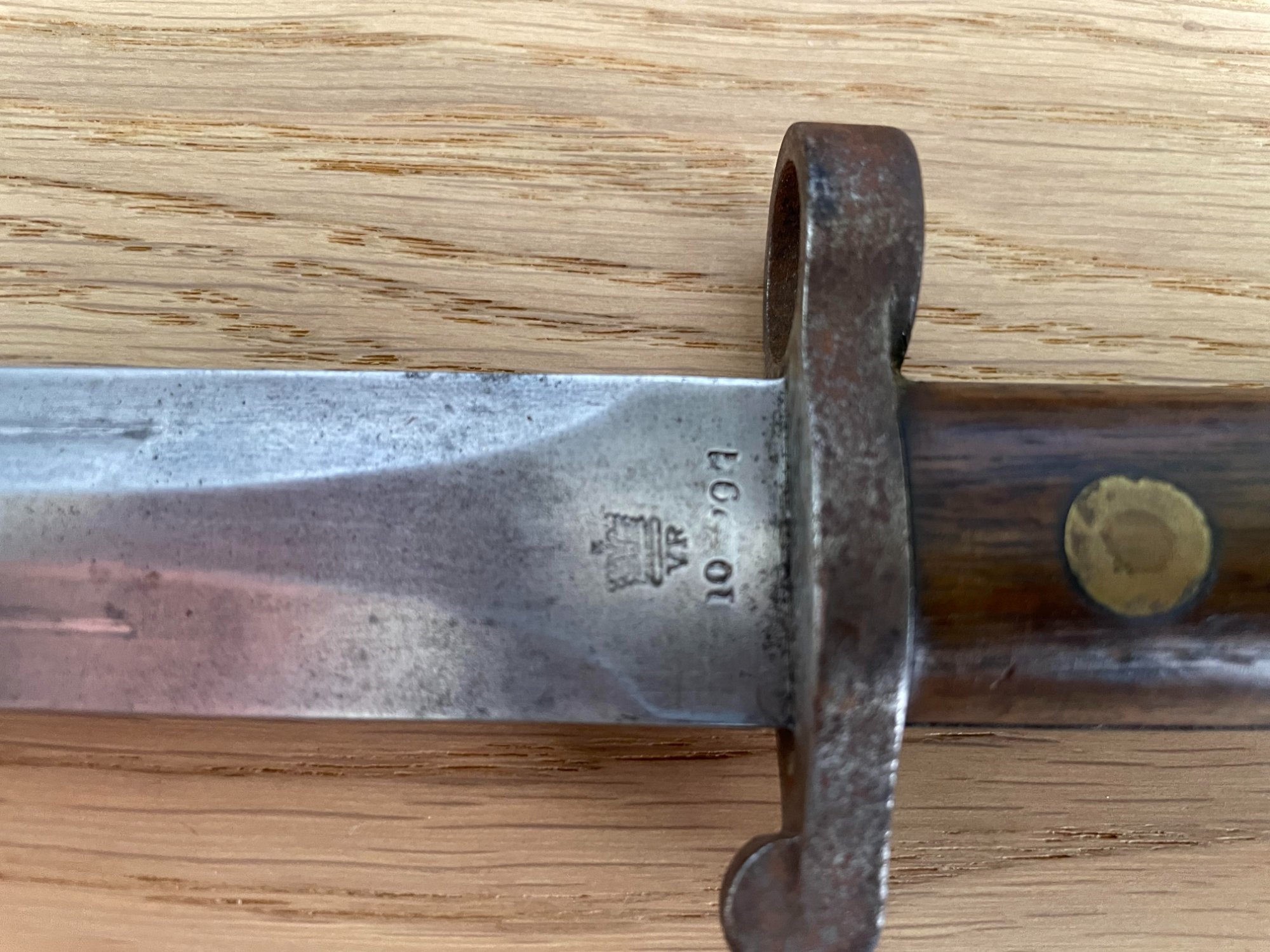 Help with identification and markings of P.1903? bayonet - Arms and ...