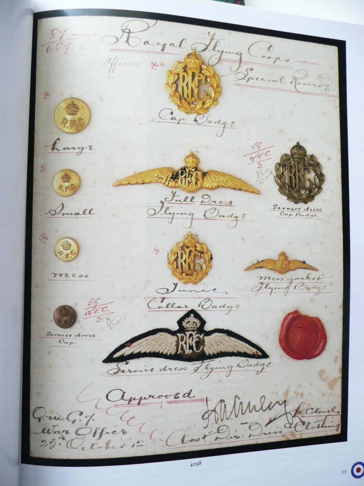 Royal Flying Corps Pilot Brevet (Wings) - Uniforms,Cap Badges and ...