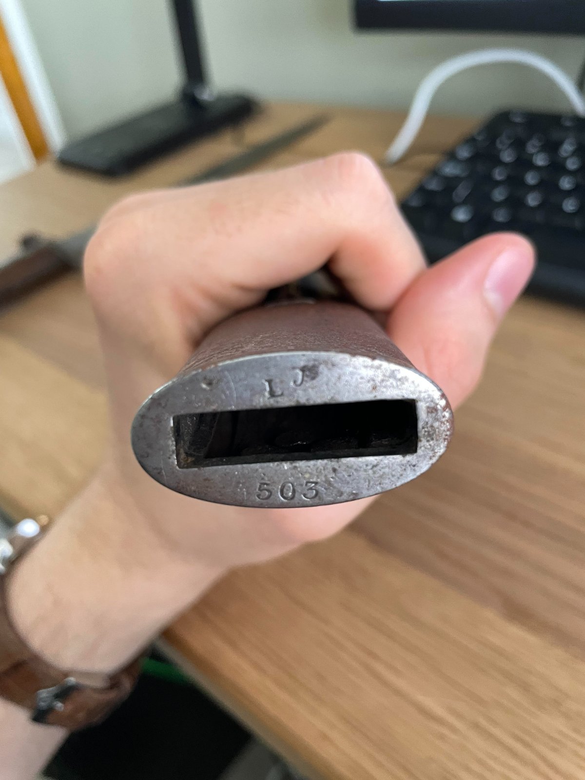 Help with identification and markings of P.1903? bayonet - Arms and ...