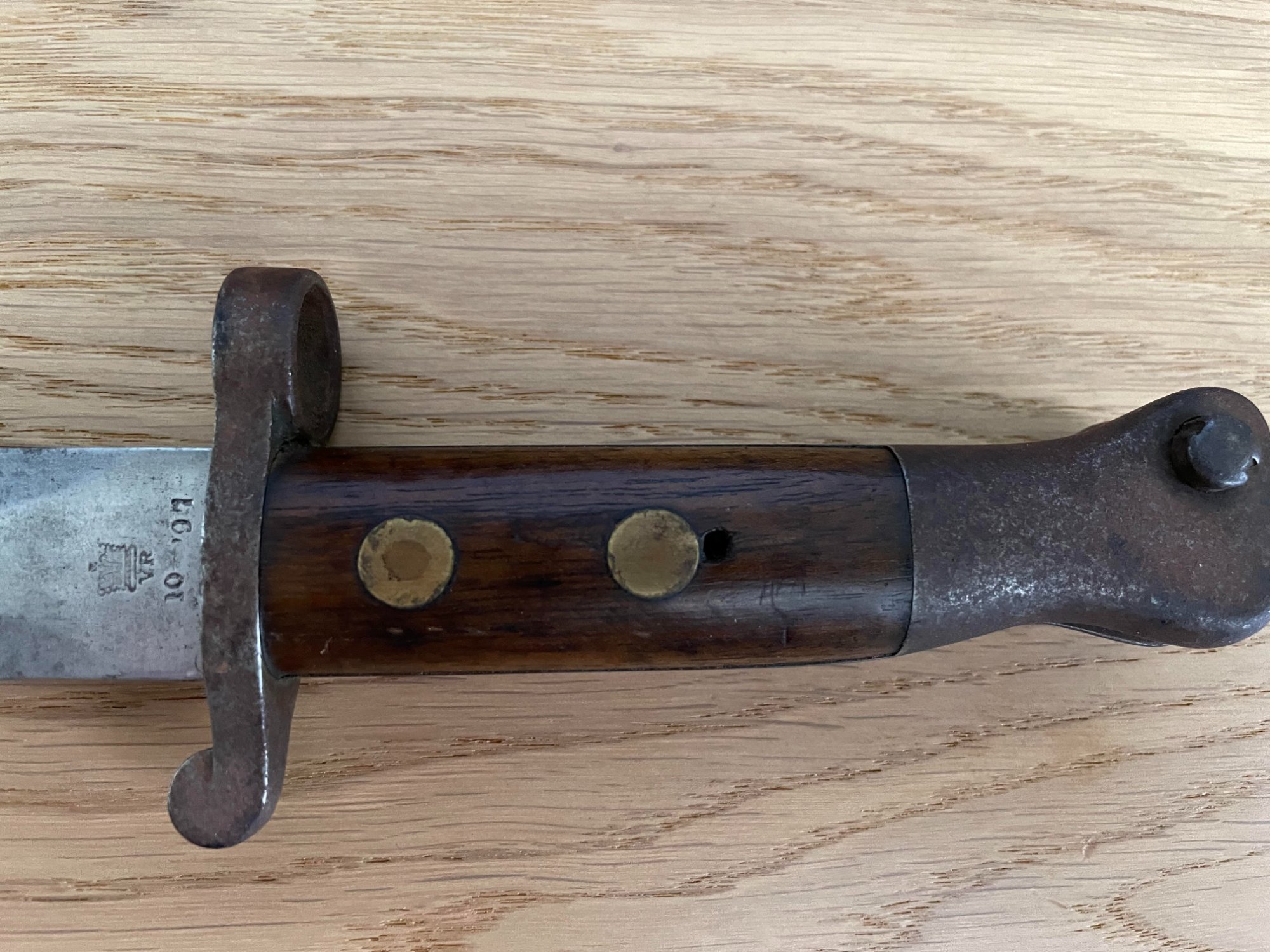Help with identification and markings of P.1903? bayonet - Arms and ...