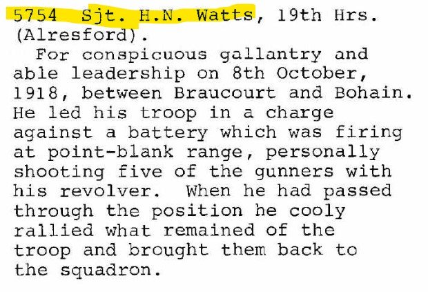 S S M WATTS DCM - Medals - The Great War (1914-1918) Forum
