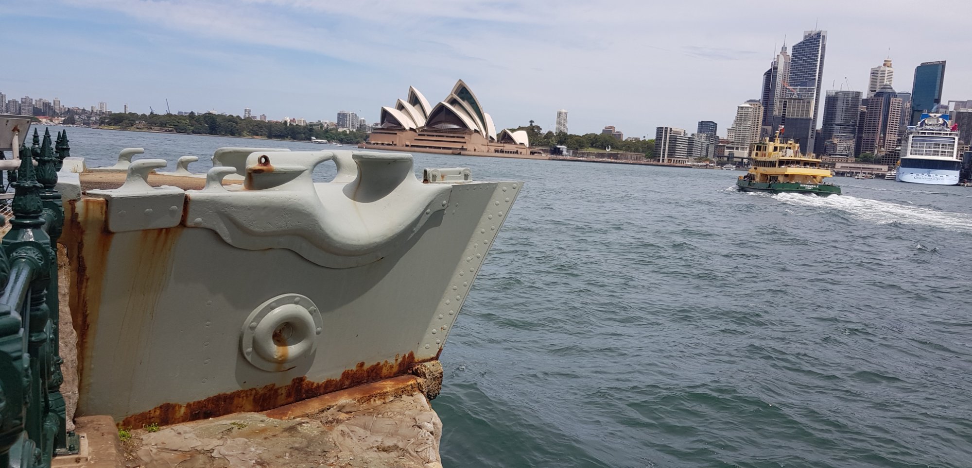 HMAS Sydney - part of original bow section - Sailors, navies and the ...