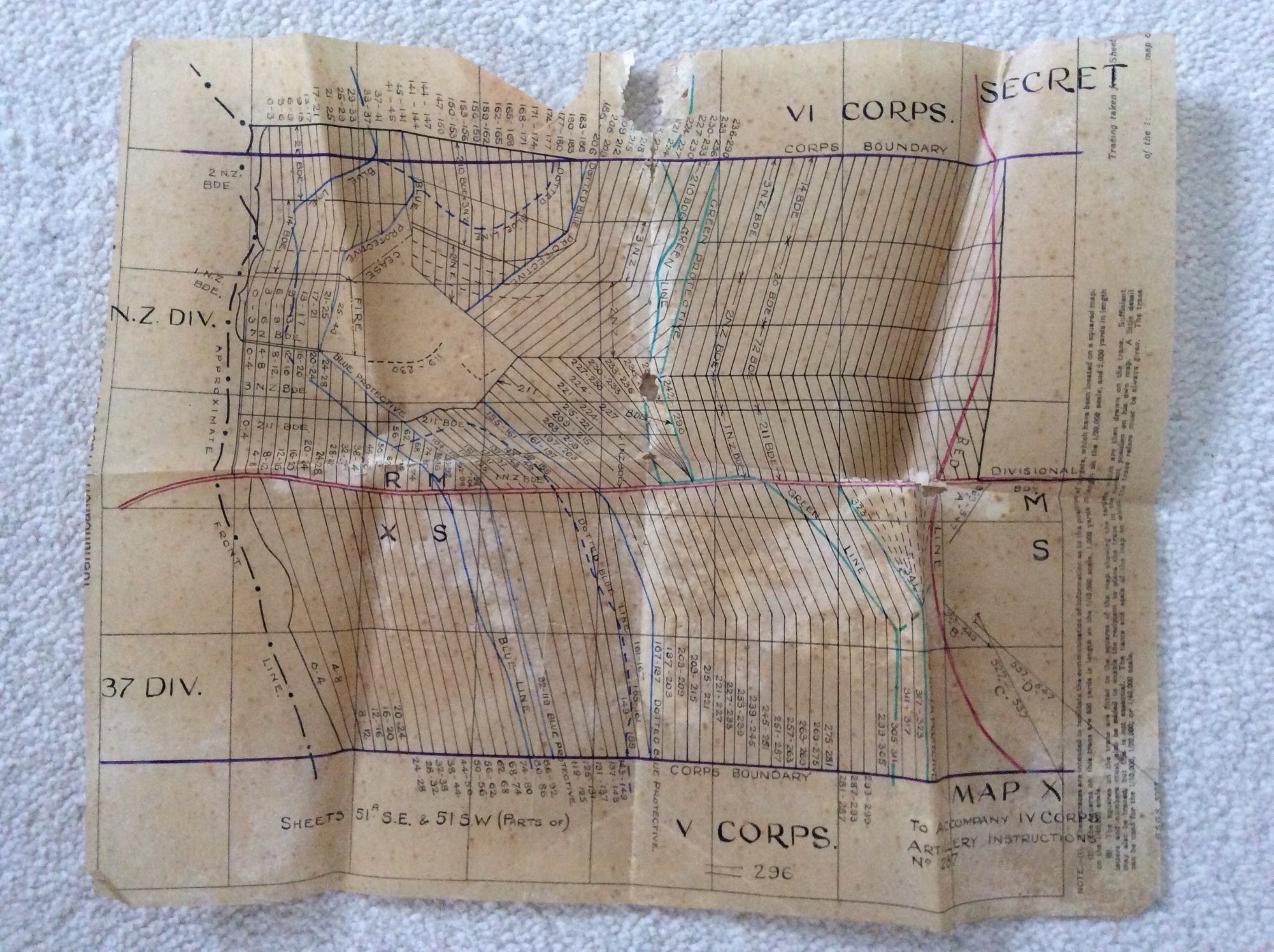 Barrage Maps and Planning - Other Great War Chat - The Great War (1914 ...