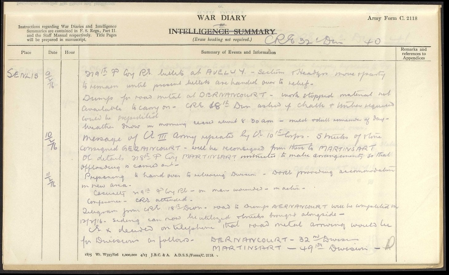 Descriptive Report on Enlistment - Arthur Smith - 93357 - Royal ...