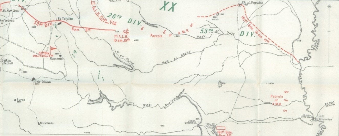 Abu Tulul – March 1918 - Middle East & North Africa - The Great War ...