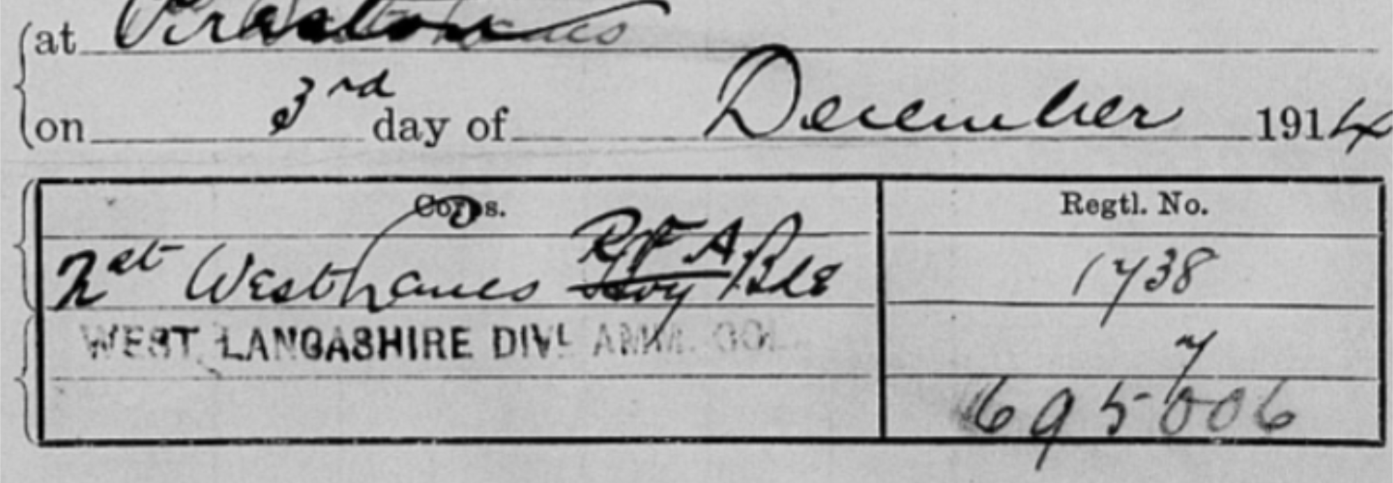 Driver 1738 Lawrence Bannister Diamond RFA - Soldiers and their units ...