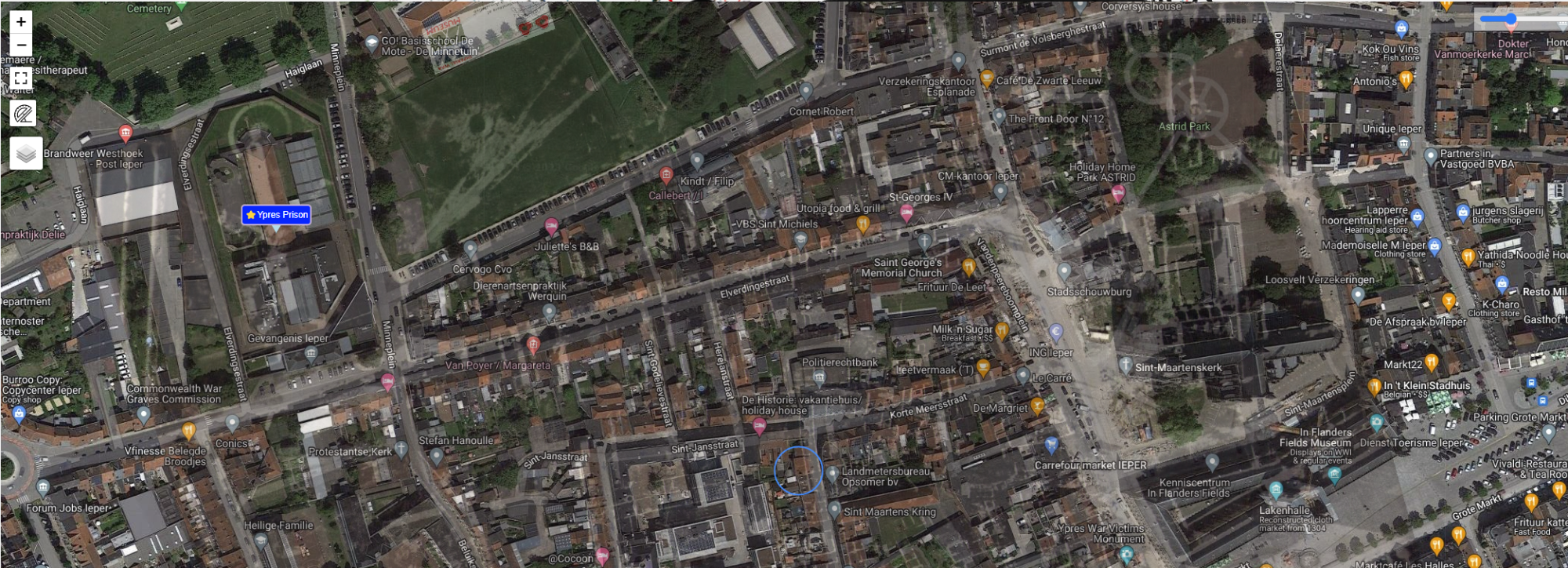 Ypres prison a trench map reference - Maps - The Great War (1914-1918 ...
