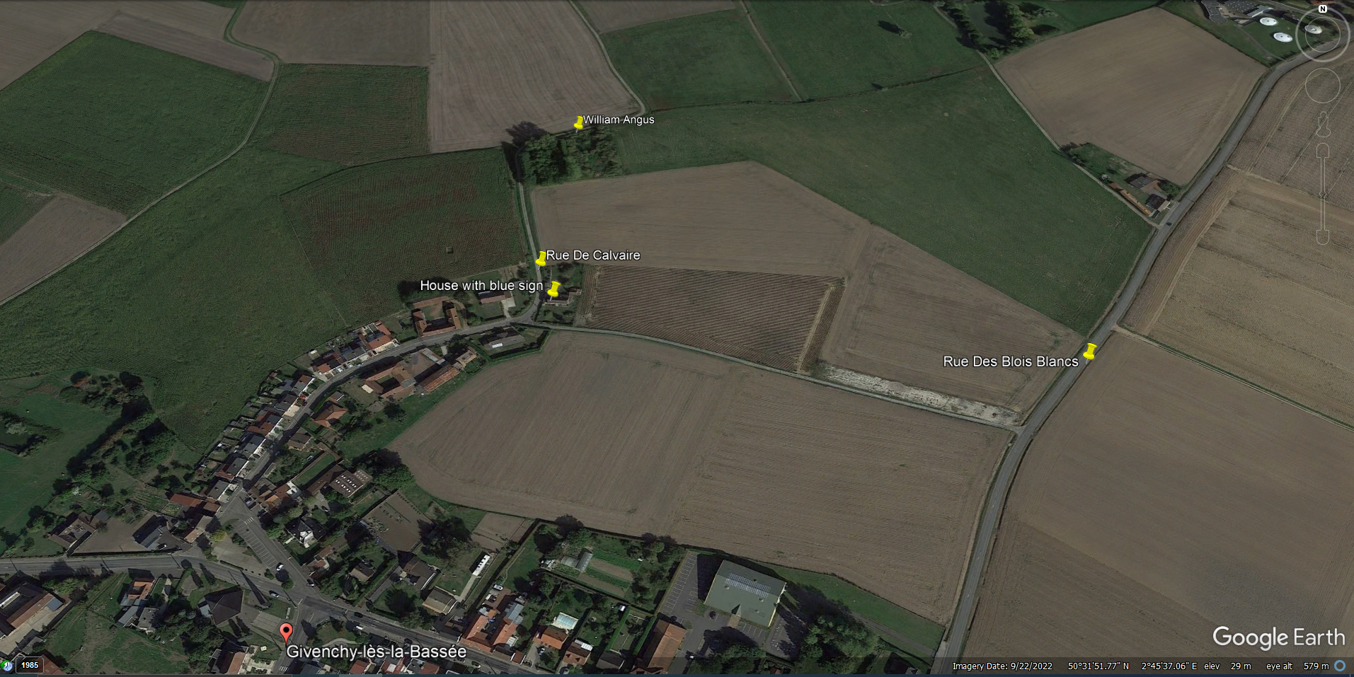 William Angus VC location - Other Great War Chat - The Great War (1914 ...