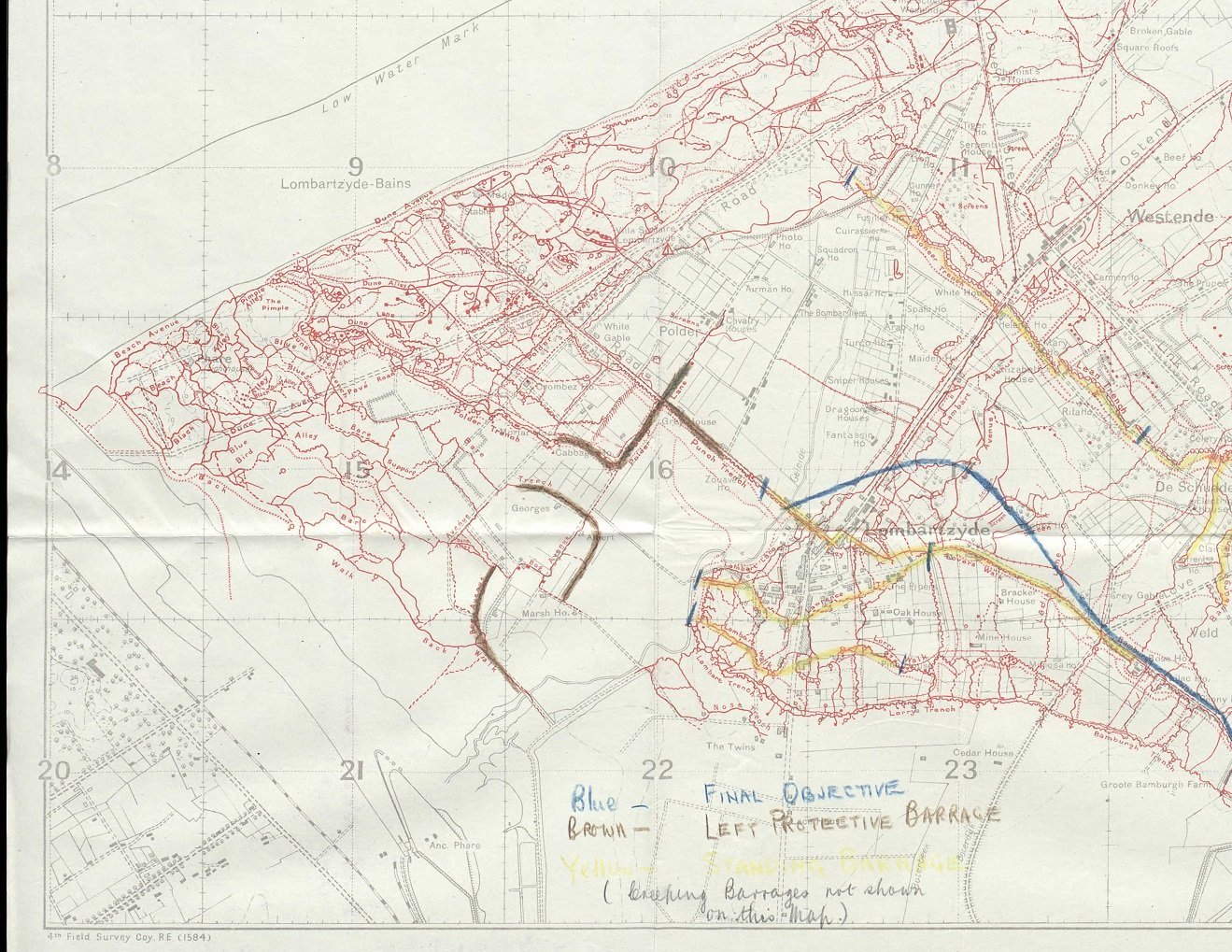 Help with trench map please? - Soldiers and their units - The Great War ...
