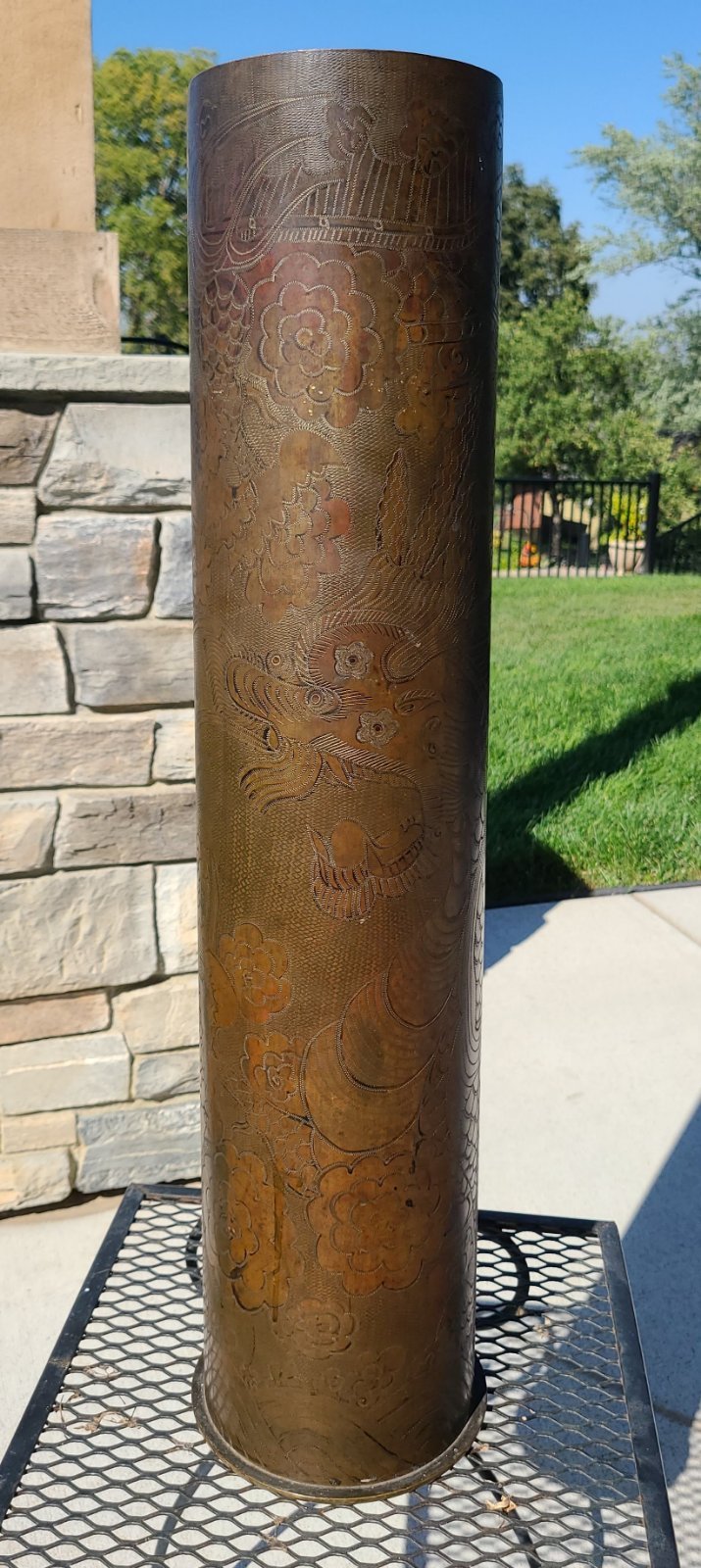 Possible Chinese Labour Corps Trench Art On German Shell - Other Great ...