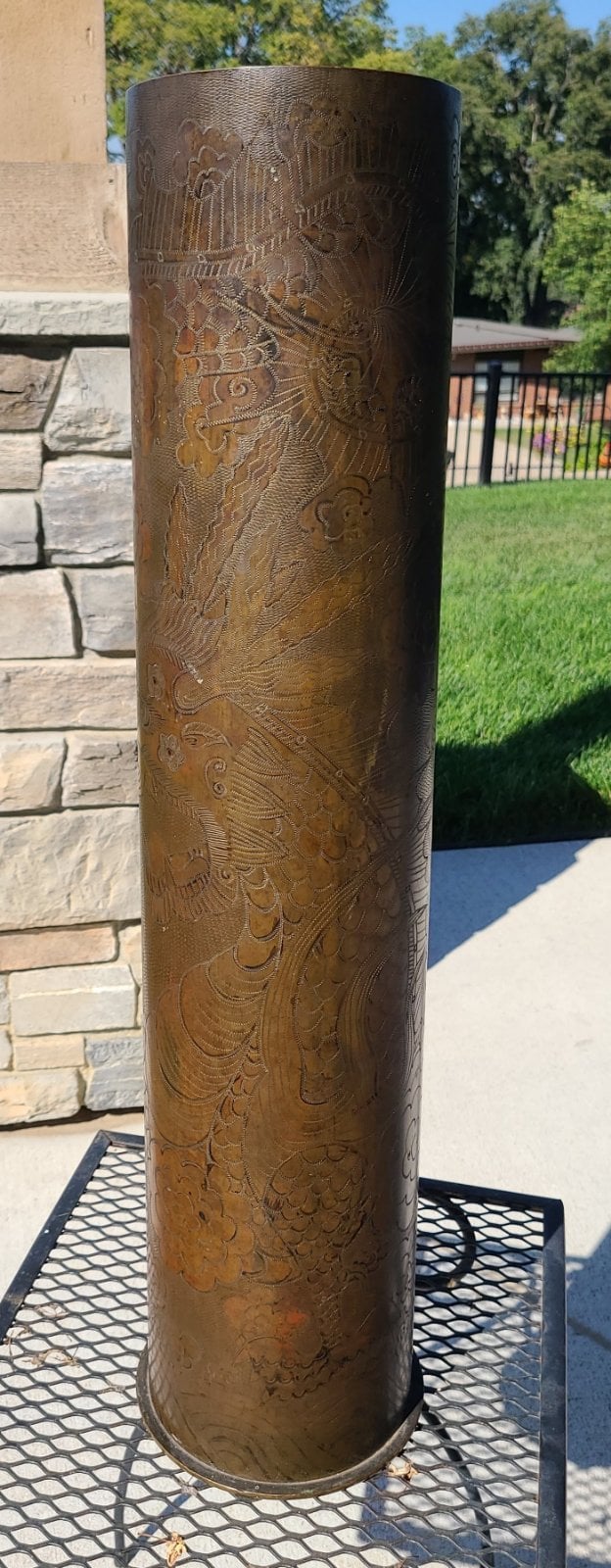 Possible Chinese Labour Corps Trench Art On German Shell - Other Great ...