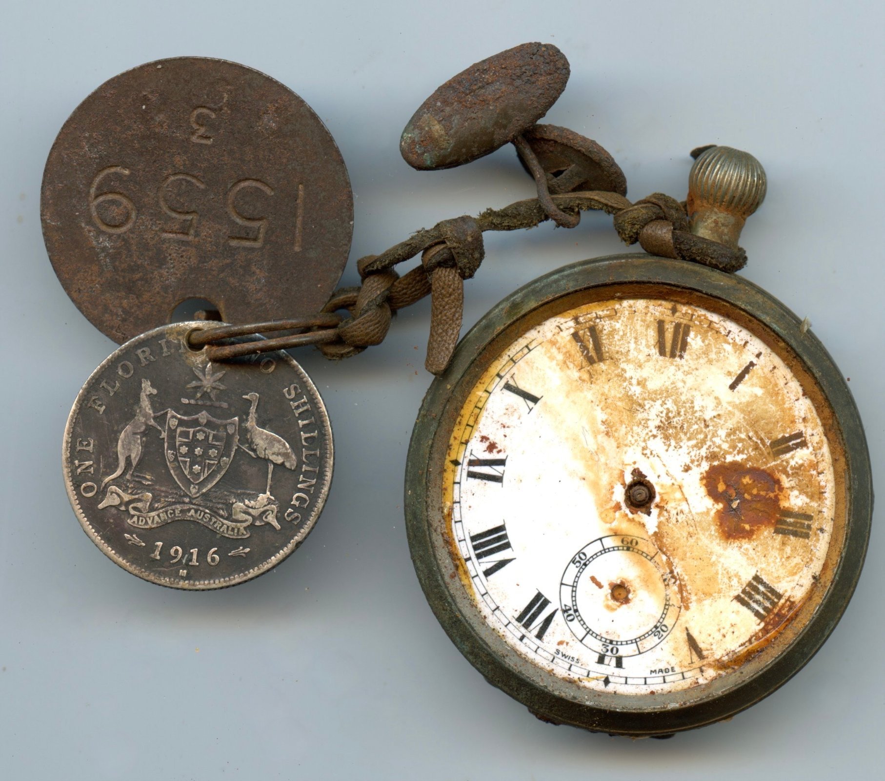 Help to Identify a tag attached to three relic items recovered at ...