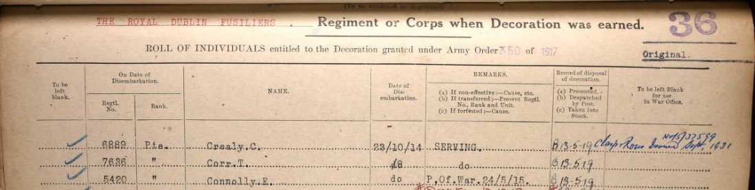 Sgt. Edward Connolly RDF Prisoner of War - Soldiers and their units ...