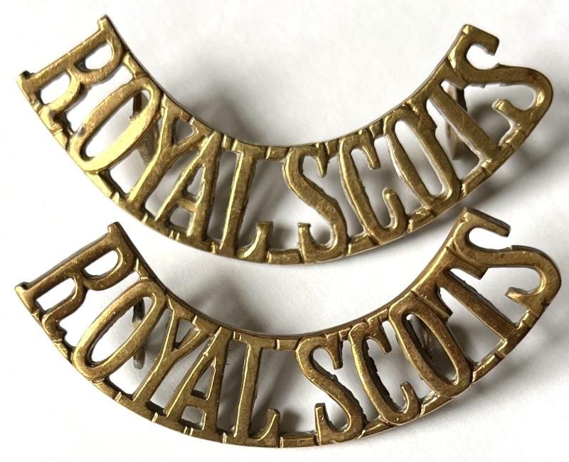 Two Different Shoulder Titles - Uniforms,Cap Badges and Insignia - The ...