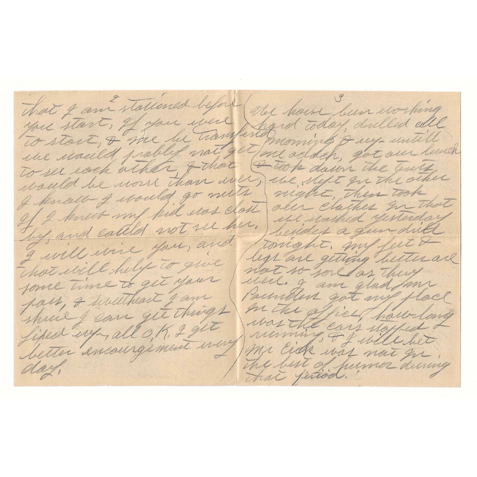 WW1 USMC Letter Written by a U.S. Marine in Training at Paris Island ...
