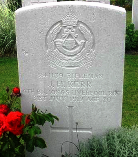 Rifleman John Hamilton Kerr, 1/6th (Rifle) Bn The King’s (Liverpool ...