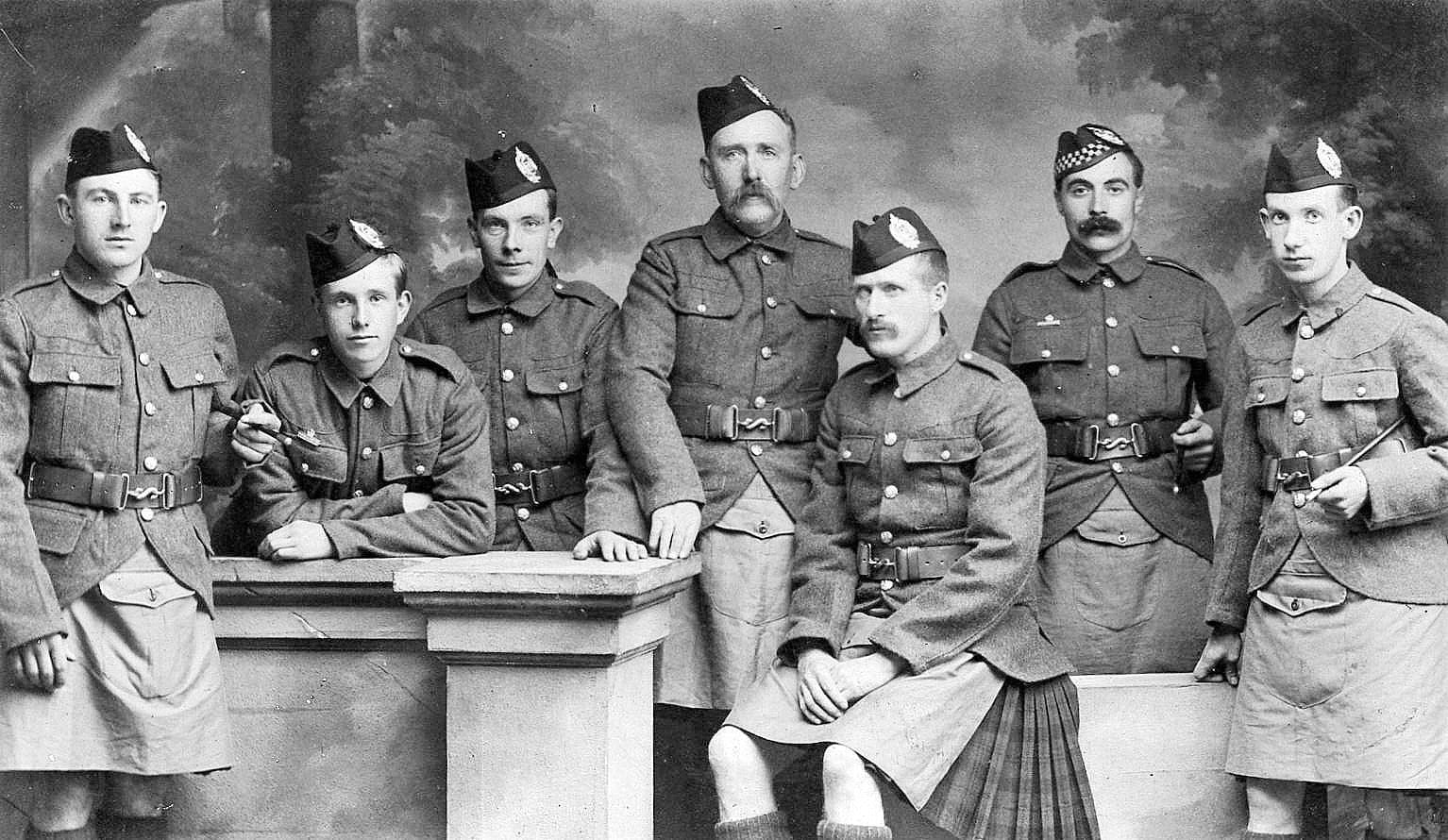 8th Territorial Battalion Argyll & Sutherland Highlanders - Soldiers ...