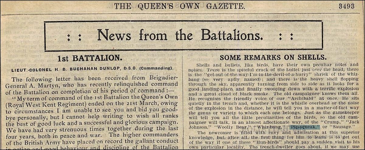 Pipsqueaks and Whizzbangs - Other Great War Chat - The Great War (1914 ...