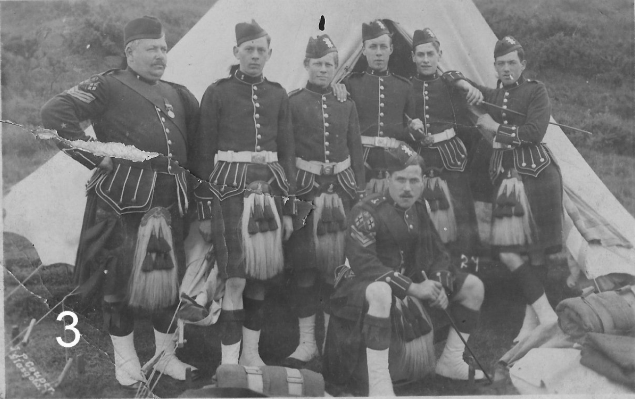 1/6th Black Watch - McIntyre family album - Soldiers and their units ...