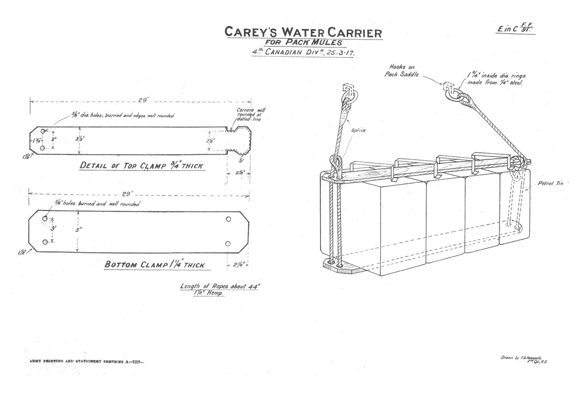 Equipment -Carey carriers - Other Equipment - The Great War (1914-1918 ...
