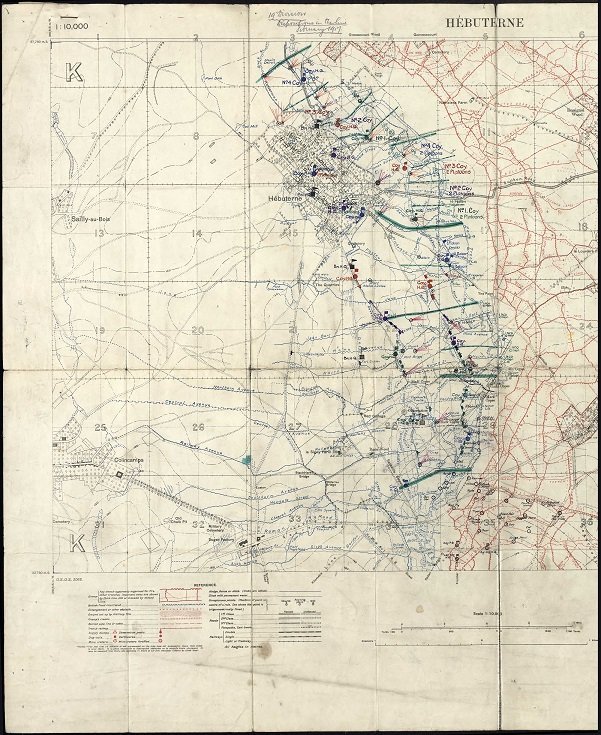 Sector maps showing L Sector L1 Sub Sector Jan/Feb 1917 - Do they exist ...