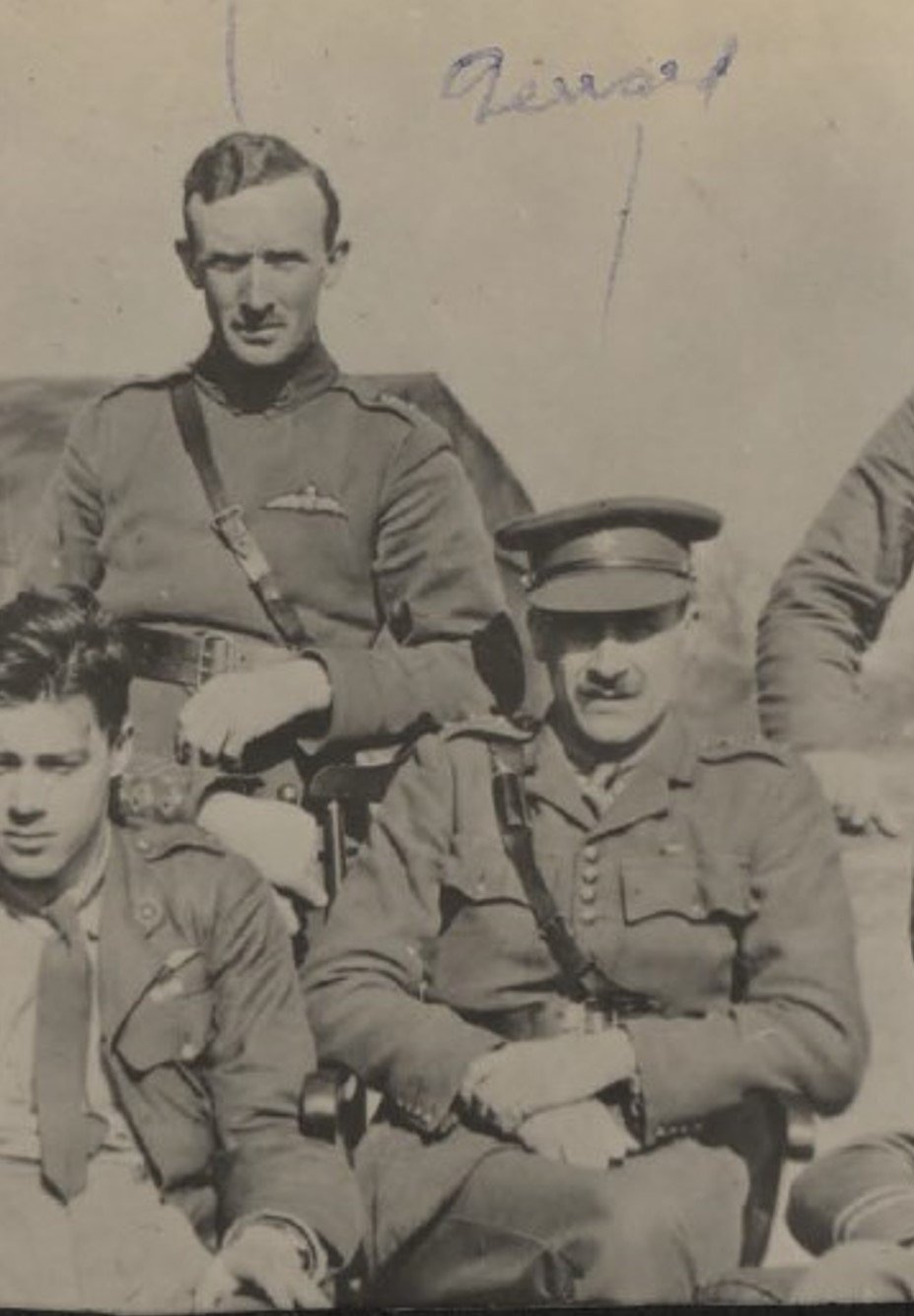 Identifying officers in 74 Squadron photograph London Colney March 1918 ...