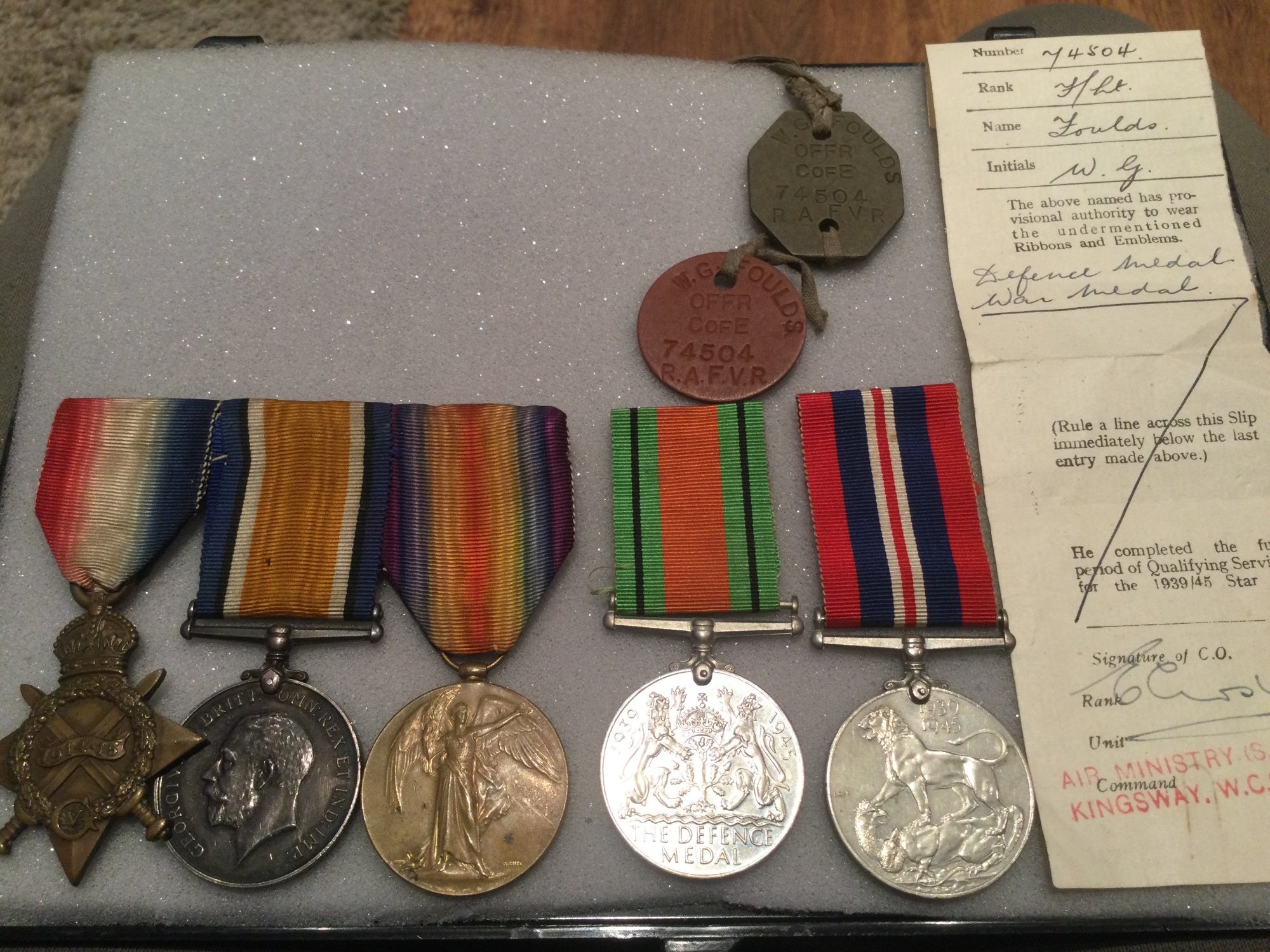 Lieut W G Foulds RFC - Air personnel and the war in the air - The Great ...