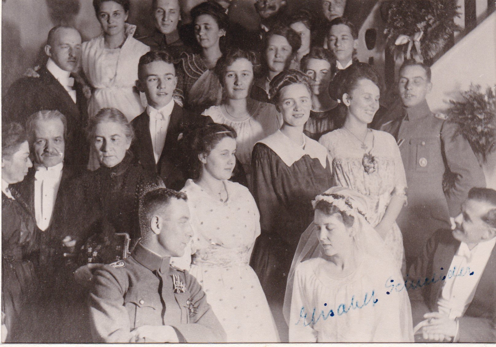 A German (Baden) Officer's Wedding 1918 in Lahr (Black Forest), 1918 ...