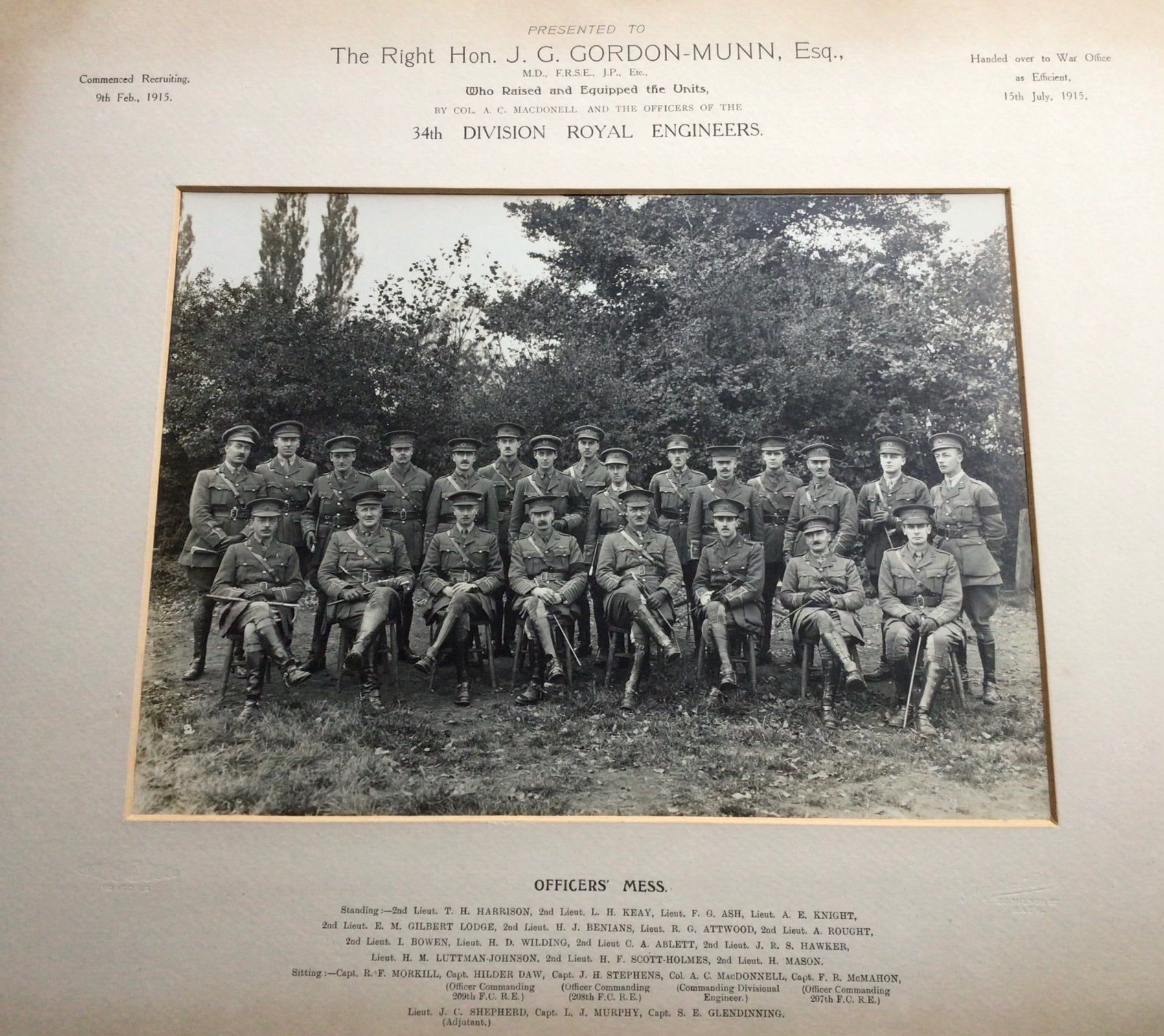 34th Division Royal Engineers - Soldiers and their units - The Great ...