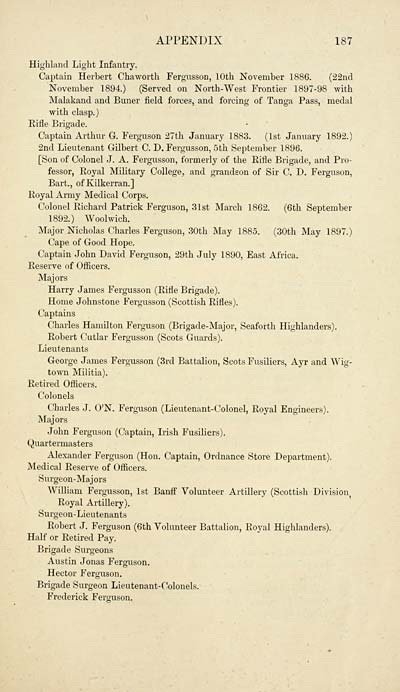 Captain J J Fergusson 3rd Gordon Highlanders - Soldiers and their units ...