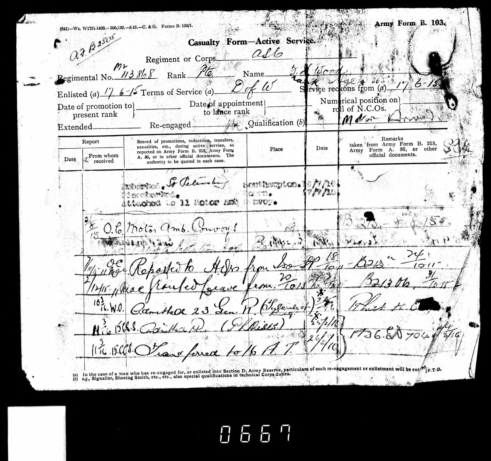 Help understanding ASC service record - Interpreting documents - The ...
