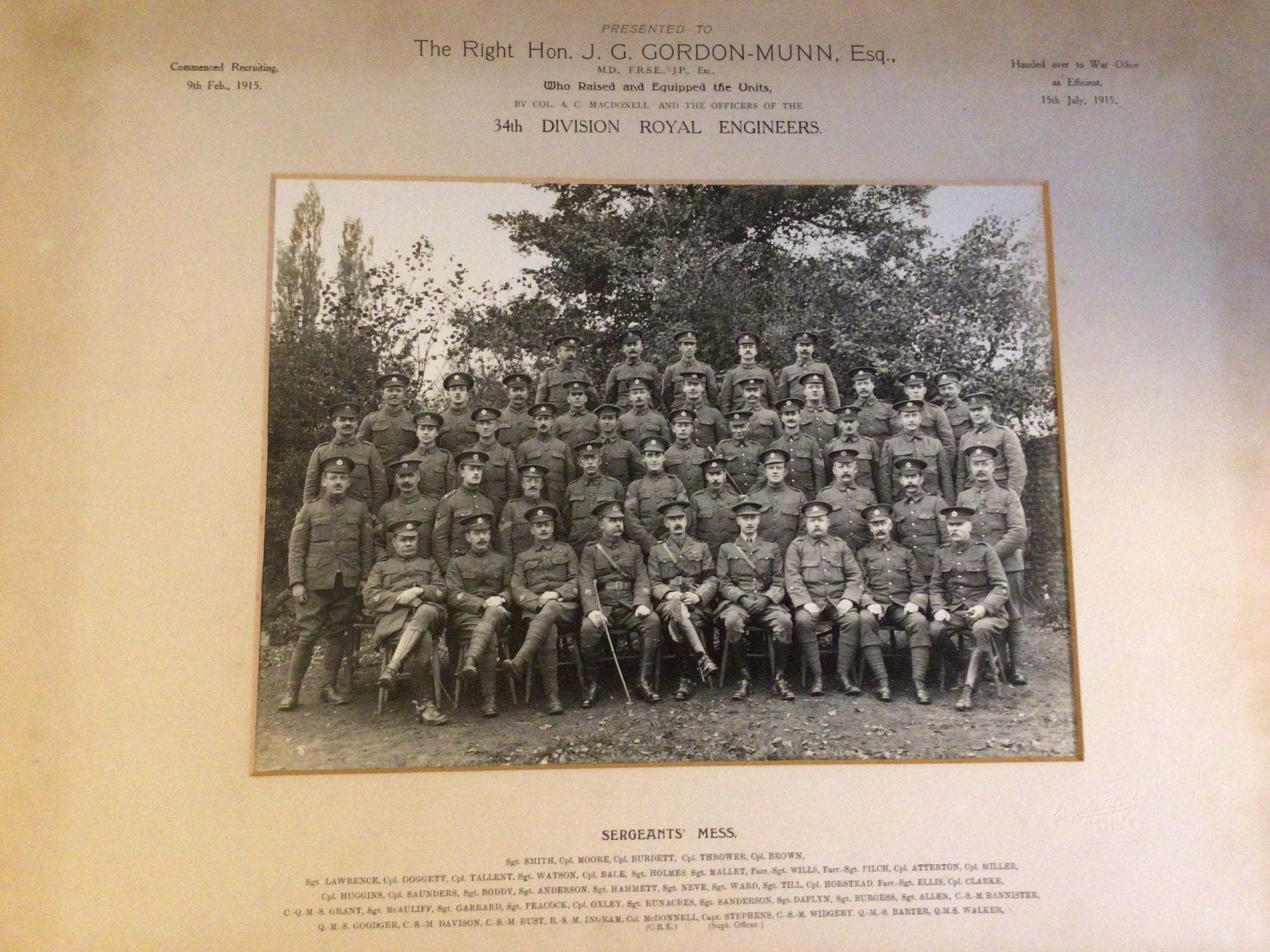 34th Division Royal Engineers - Soldiers and their units - The Great ...