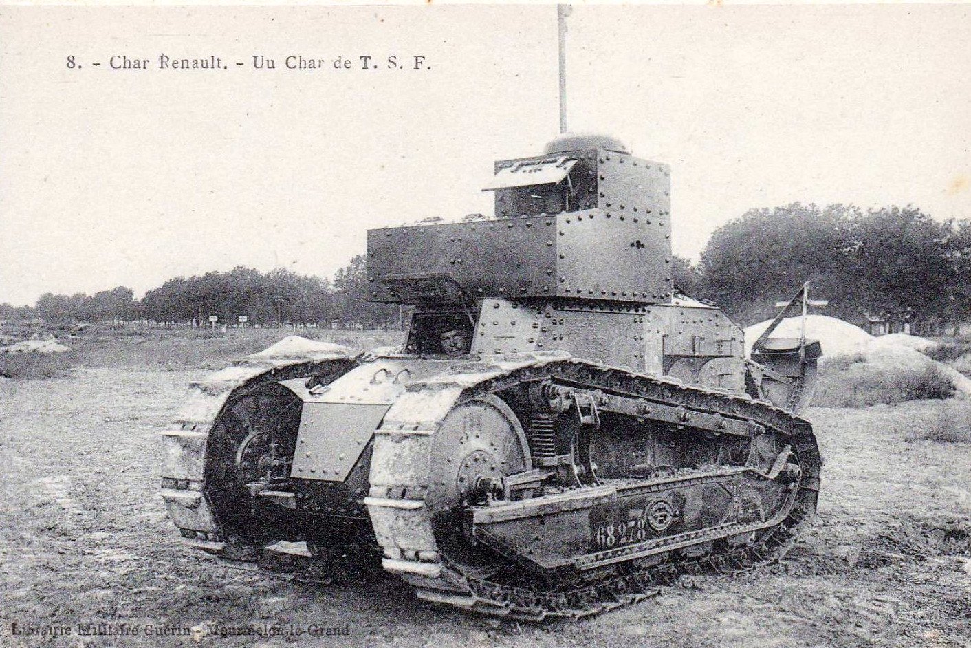 WW1 French Renault Tank manual FT - The Western Front - The Great War ...
