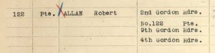 Robert Allan 2nd Gordon Highlanders - Soldiers and their units - The ...