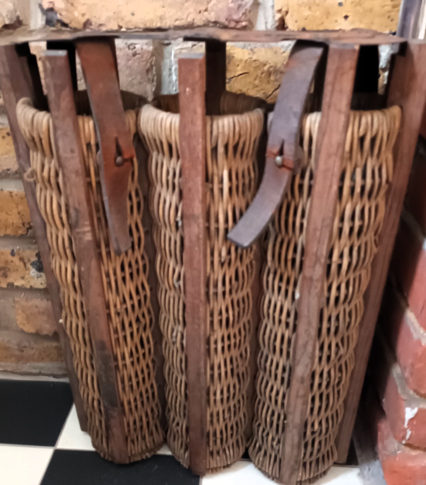 German wicker shell case carrier - Other Equipment - The Great War ...