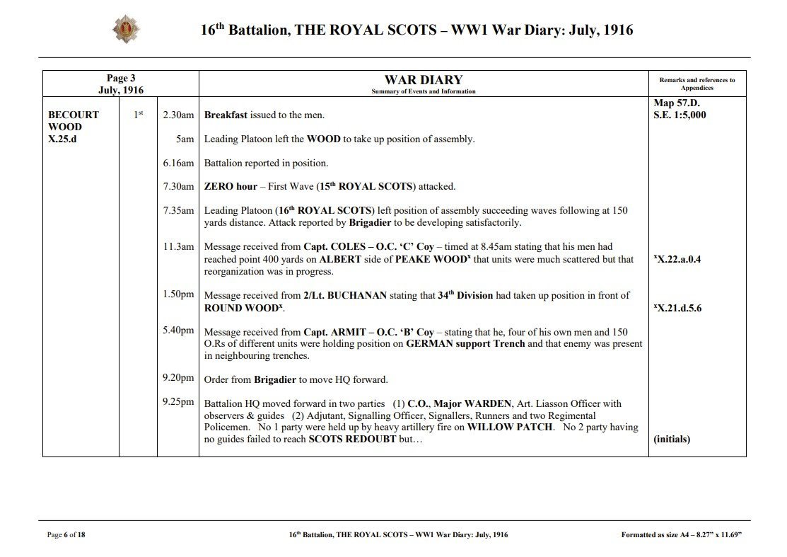 Hendry (Harry) Stewart 16th Royal Scots. - Soldiers and their units ...