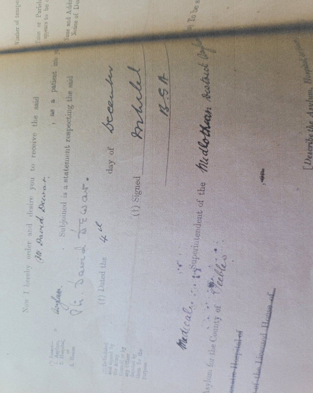 Identity of signatory on Asylum form - Medical Services (Home and ...