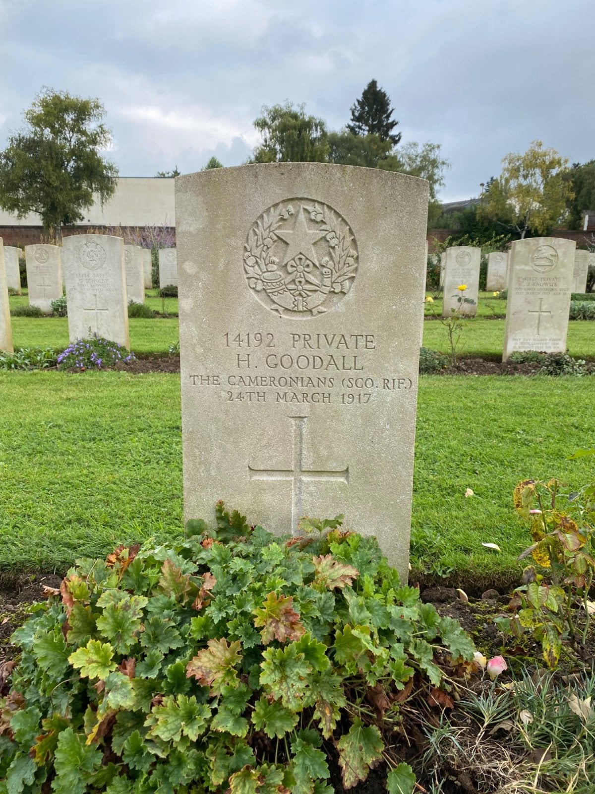 Pte Harry Goodall 10th Cameronians - Soldiers and their units - The ...